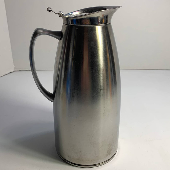 Hormel | Accents | Mid Century Modern Carafe Pitcher Brushed Stainless ...